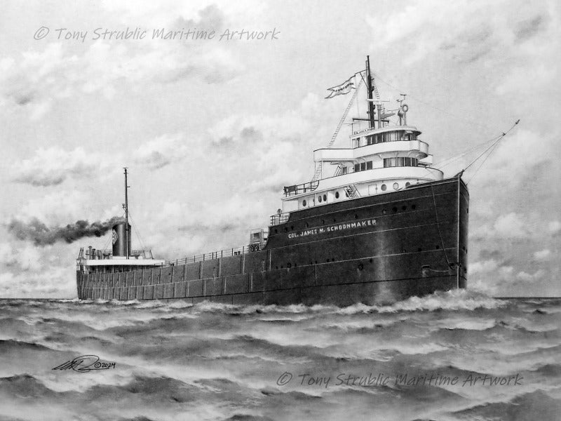 Col. James M. Schoonmaker Print – National Museum of the Great Lakes