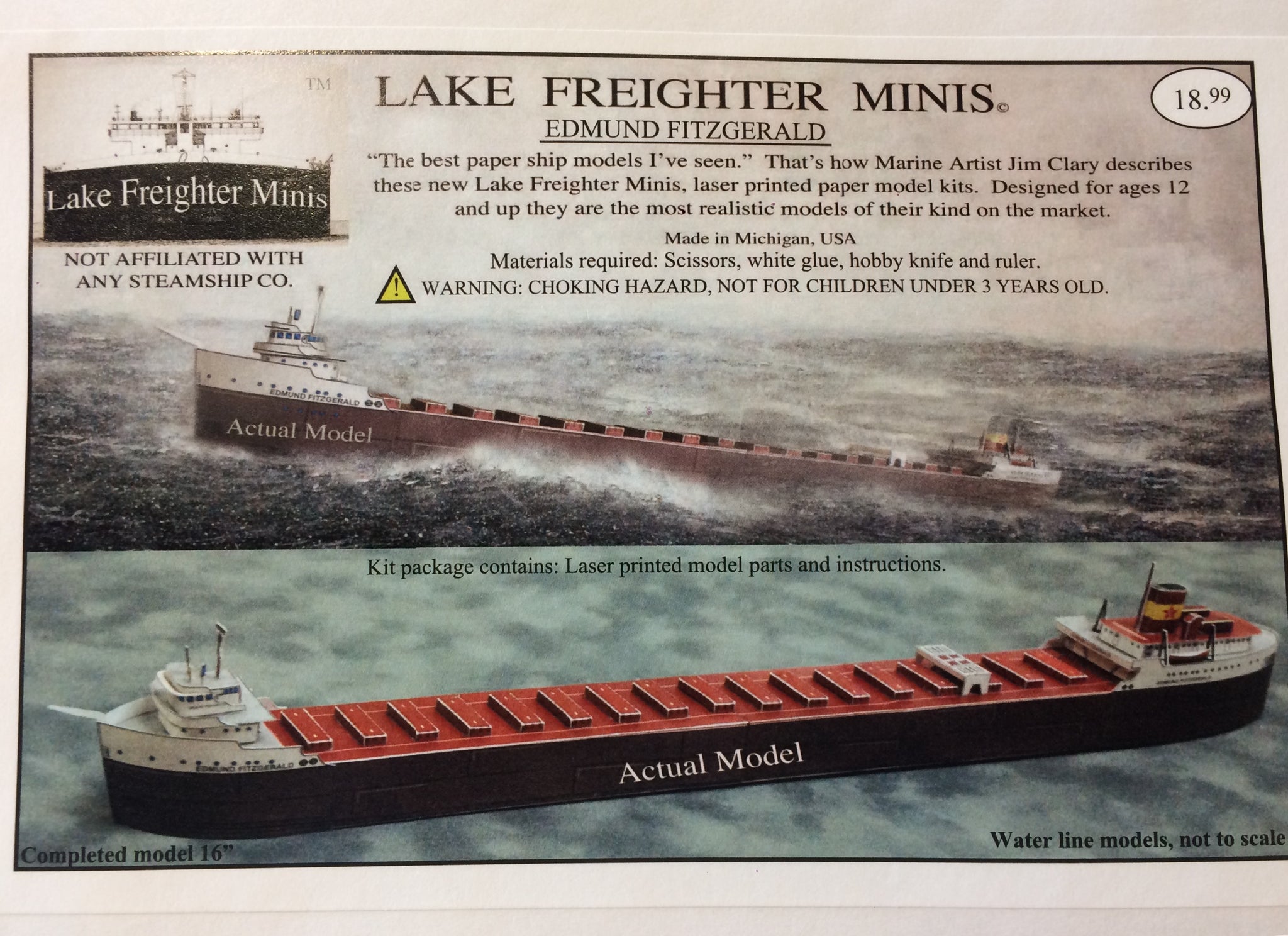 Lake Freighter Mini Kits – National Museum of the Great Lakes
